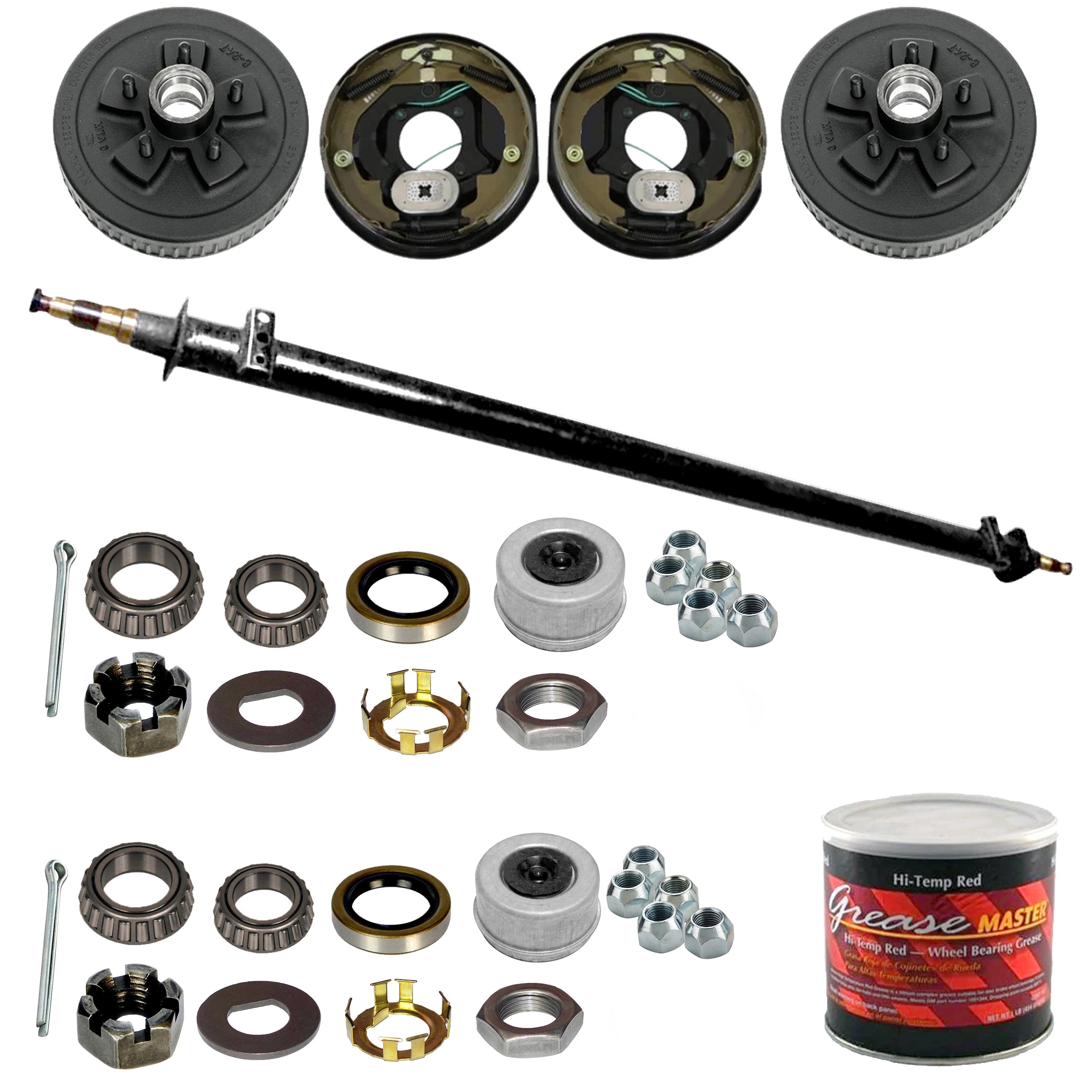 Electric Brake Axle Kit | BYO | The Trailer Parts Outlet