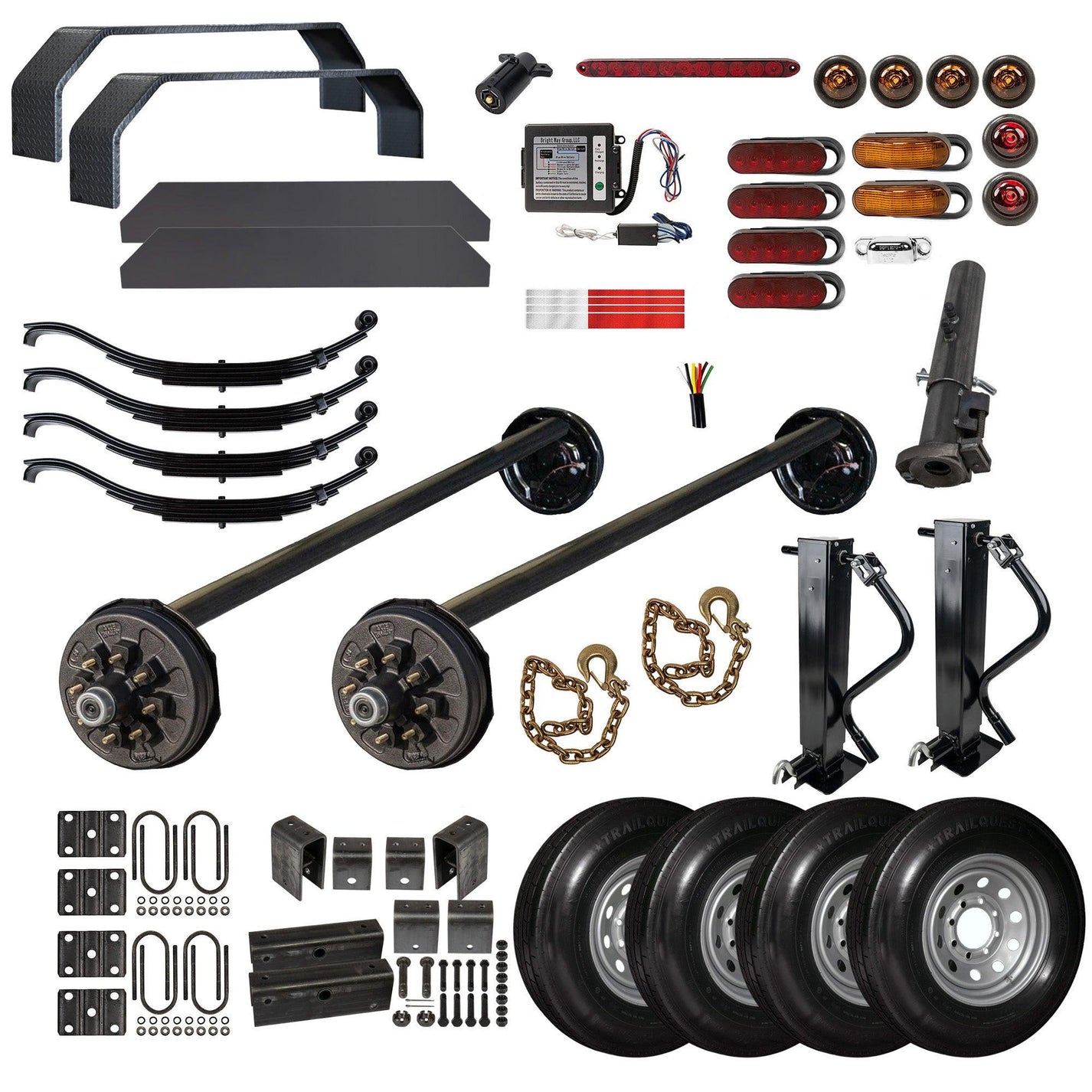 7K TK Tandem Axle Gooseneck Parts Kit | Trailer Parts Outlet