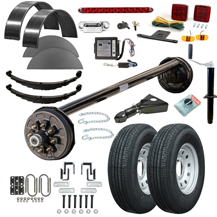 7K Trailer Axle Kits | Conveniently Bundled | The Trailer Parts Outlet