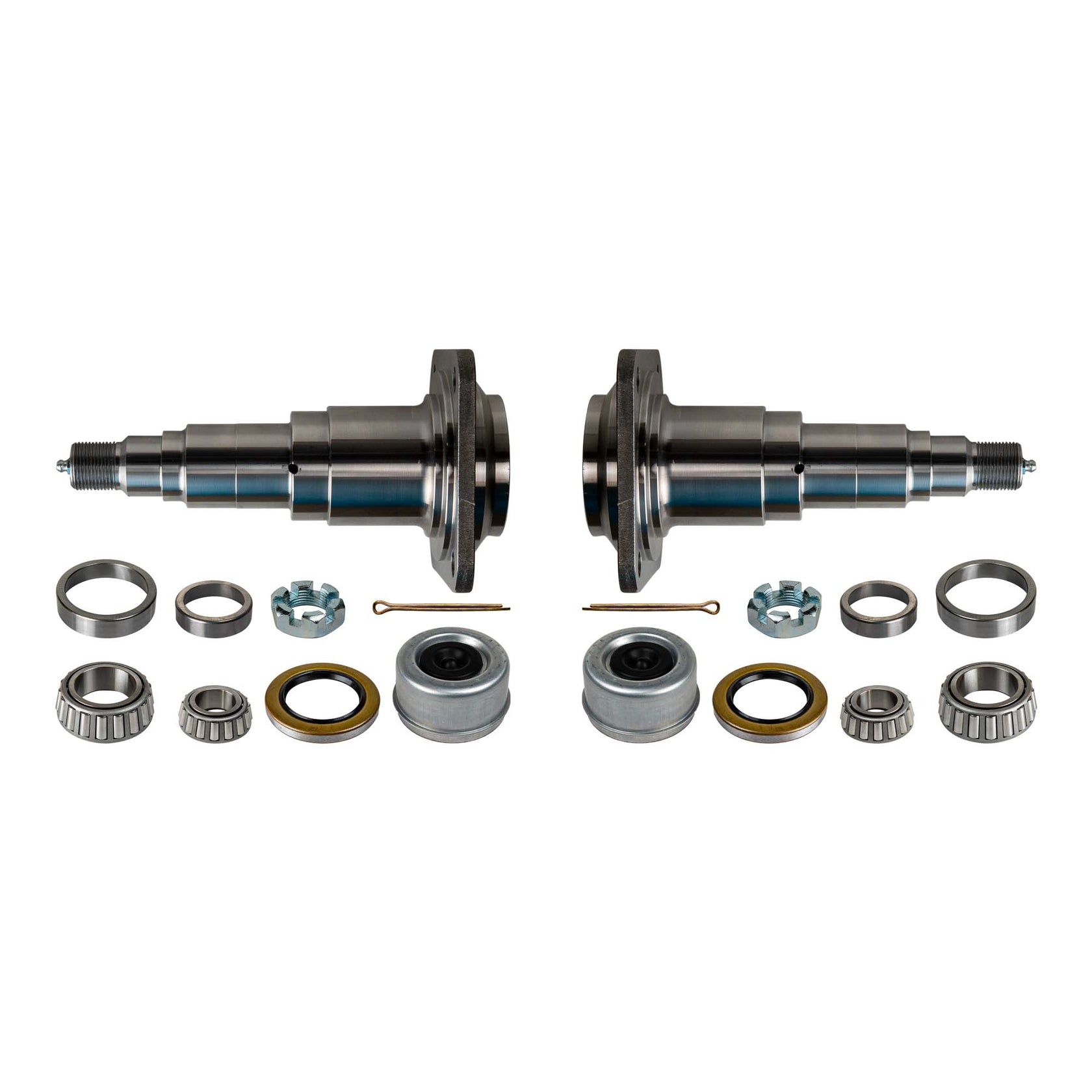 #42 Weld-On Spindle With Flange for 8K | Trailer Parts Outlet