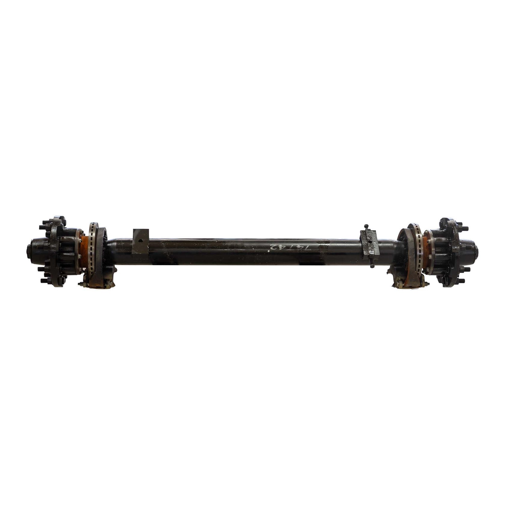 15000 lb Hydraulic Disc Brake Trailer Axle 8 lug - 15k TK Grease Bath