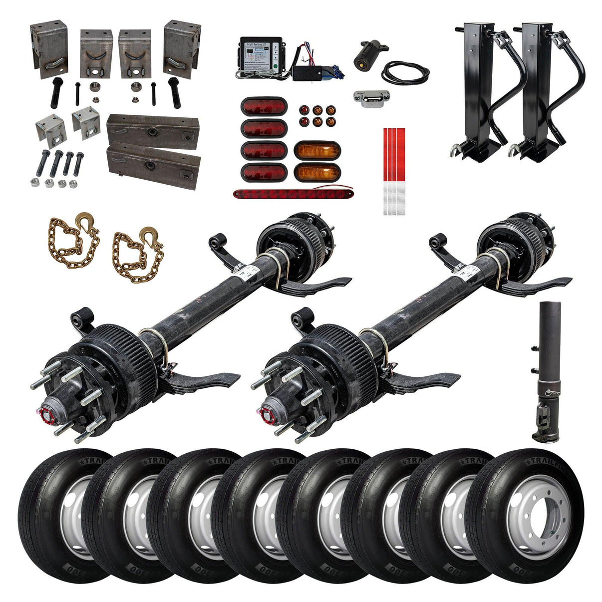 16K Lippert Tandem Axle Gooseneck Trailer Kit | Trailer Parts Outlet