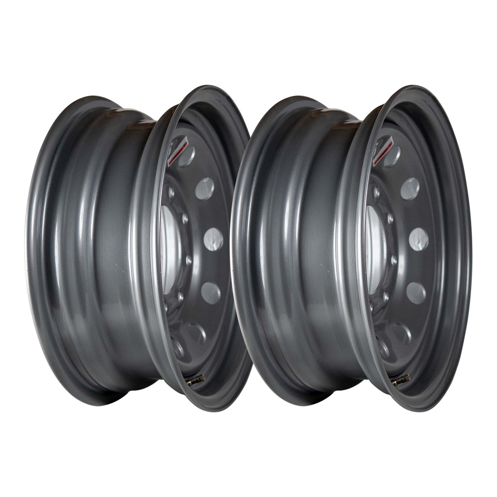 16-8 Lug Silver Mod Solid Steel Wheel | Trailer Parts Outlet