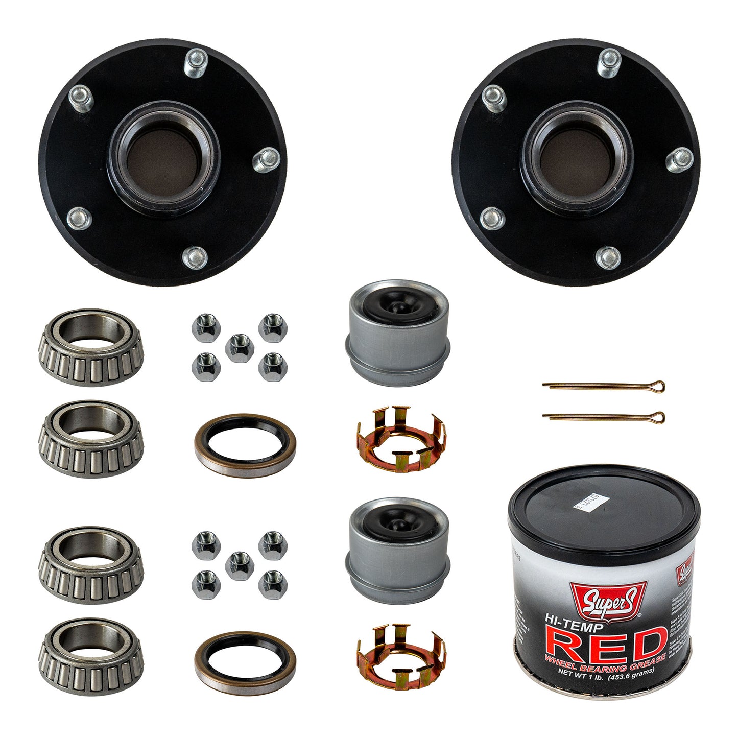 2000 lb Idler Trailer Axle Service Kit | Trailer Parts Outlet