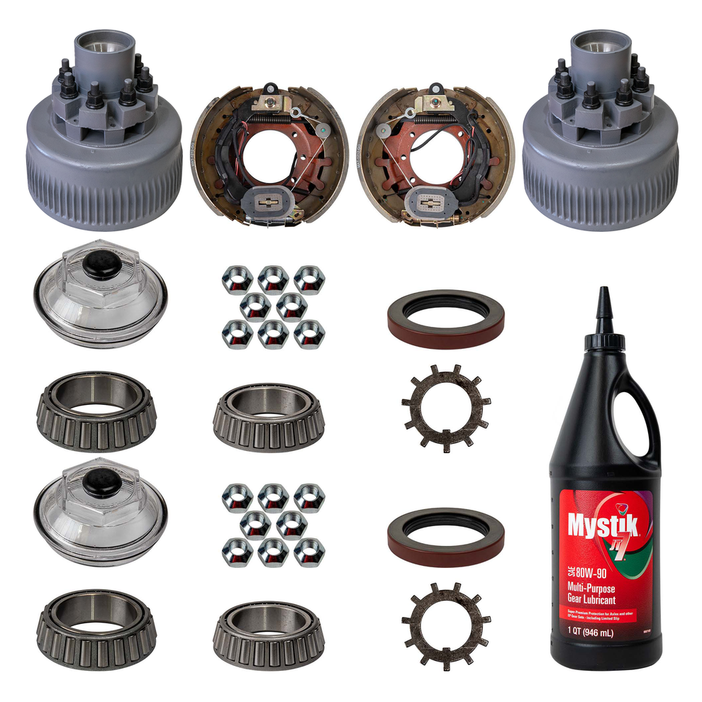 12K lb Trailer Axle Electric Brake Kit | Trailer Parts Outlet