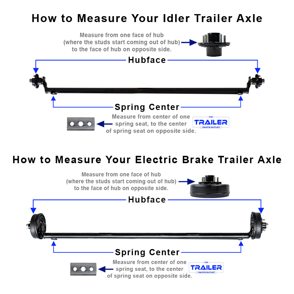 3.5k Light Duty Single Axle TK Kit | Trailer Parts Outlet