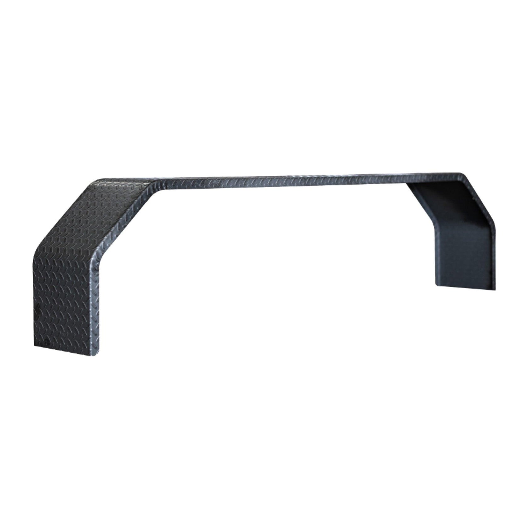 Tandem Axle 10x72 Steel Tread Plate Double Broke Fender | TPO