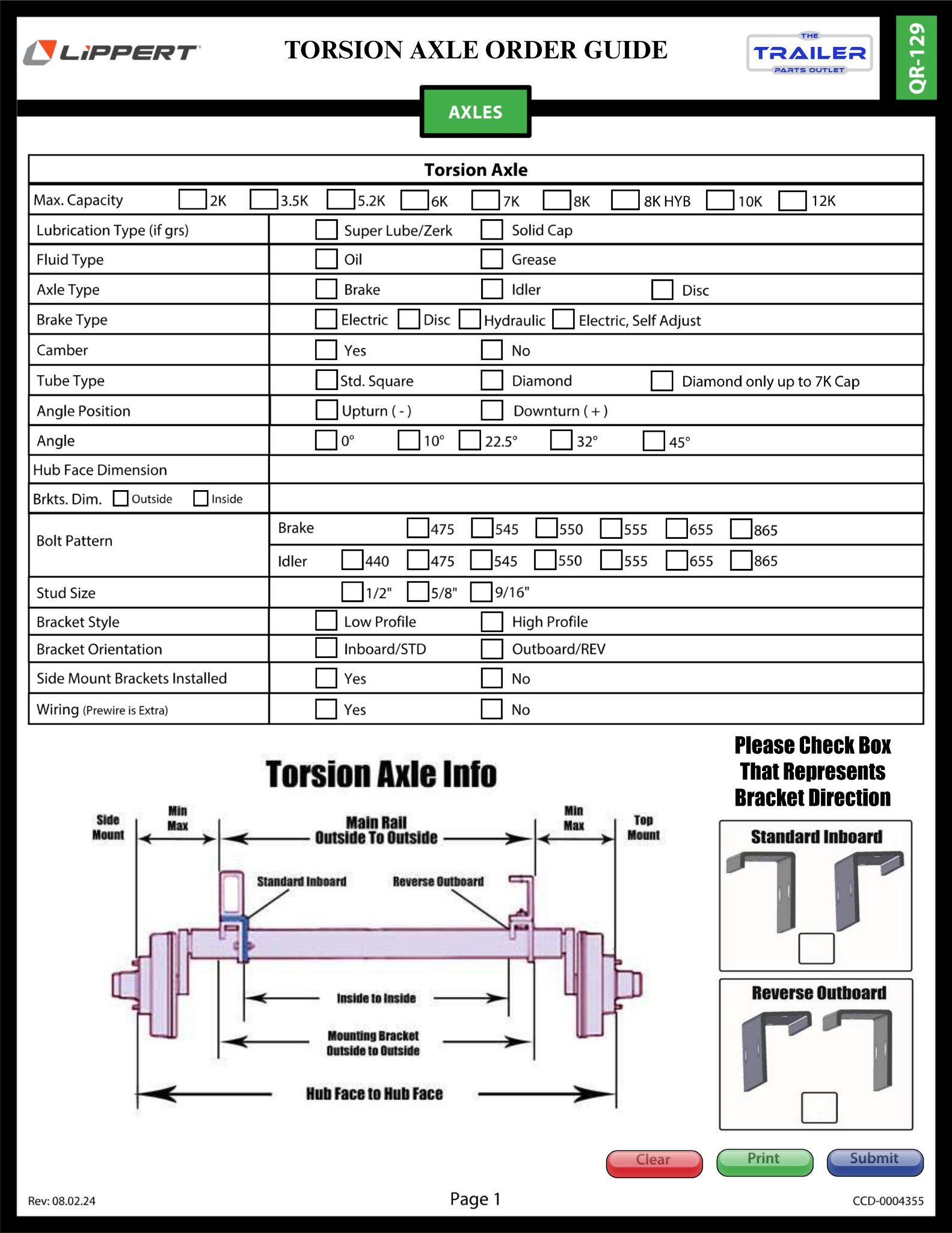 6k Torsion Axle | Trailer Parts Outlet