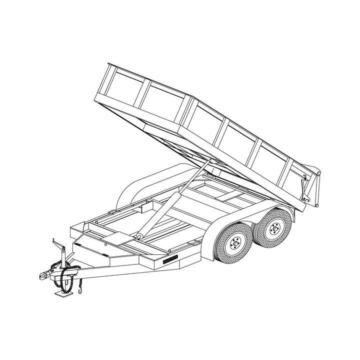Dump Trailer Plans | Master Blueprints | The Trailer Parts Outlet