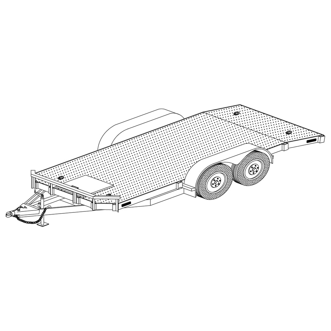 Car Hauler Trailer Plans | Blueprints | The Trailer Parts Outlet