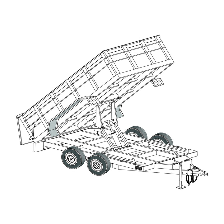 Dump Trailer Plans | Master Blueprints | The Trailer Parts Outlet