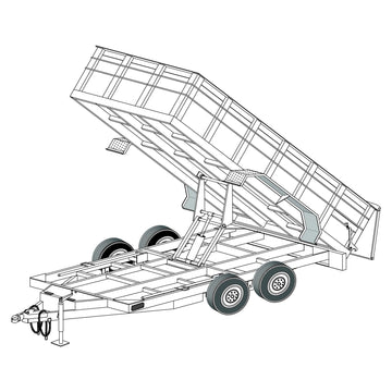 Dump Trailer Plans | Master Blueprints | The Trailer Parts Outlet
